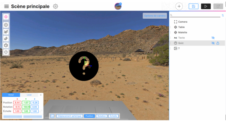 Positionner manuellement les éléments – Speedernet Sphere